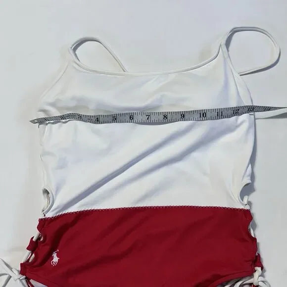 Ralph Lauren | Swim | Polo Ralph Lauren Swimsuit Red White Colorblock ...